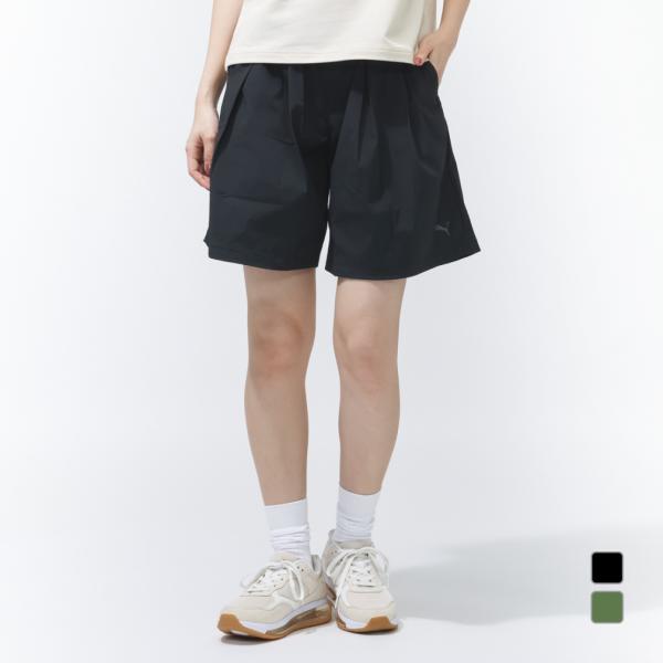 ◇撥水機能付き ウーブン ショートパンツ ■カラー(メーカー表記)： コルク(83：Toasted Almond) ブラック(01：PUMA Black) ■素材：ナイロン95％ ポリウレタン5％ ■生産国：カンボジア ■2026 Spri...