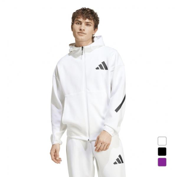 ◇リサイクル再生可能素材を一部使用した、 Z.N.E.トラックジャケット。◇このアディダス トラックジャケットに身を包み、集中力を高めよう。 暖かさを逃がさず、快適な着心地を提供する、3層構造のダブルニットファブリックを使用。 自分の時間に...