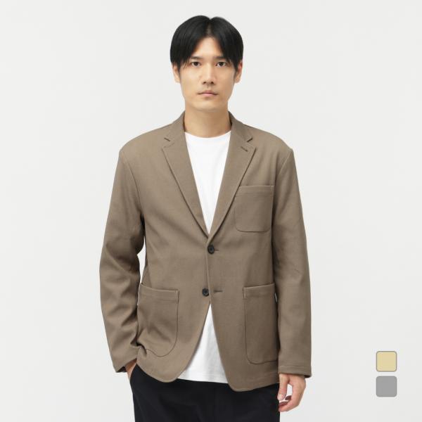 ◇ FIT をテーマに開発された働く大人のデイリーウエア。 定番のイージーシティジャケットを、全方向に伸縮するストレッチ性の高いジャージーニット素材で展開。 軽量でシワになりにくく、イージーケアにも対応。 軽くてやわらかいカーディガンのよう...