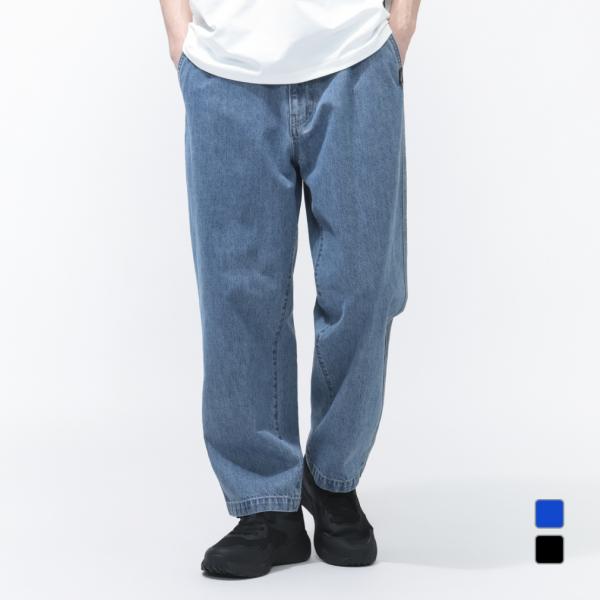 ◇デニムワイドパンツ CORDURA(R)使用 丈夫で軽量なCORDURA(R)Fabricを使用したデニムパンツ。 通常のデニムよりも擦り切れにくく長持ちするため、デイリー使いに最適です。 見た目は本格的なデニムながら、柔らかく動きやすい...