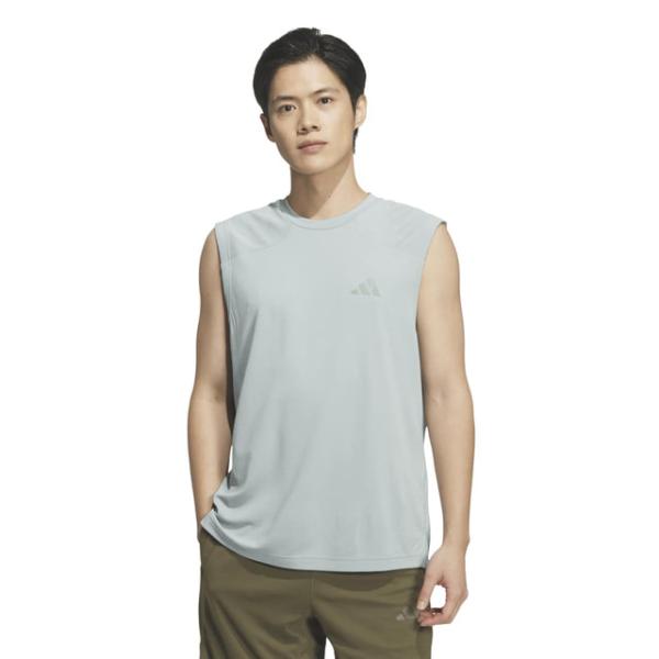 ◇スタイリッシュで快適なワークアウトを楽しめるレギュラーフィットのノースリーブTシャツ。 ◇パフォーマンスとスタイルのどちらも追求する人のための一枚が、このテック エッセンシャルズ クール タッチ レギュラーフィット ステルス スリーバー ...