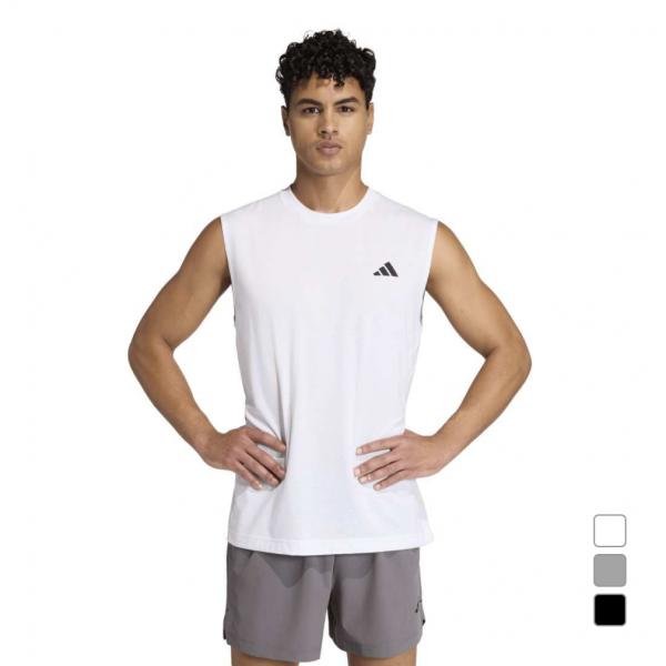 ◇クライマクール素材が、トレーニングを重ねてもフレッシュな感覚を保つノースリーブTシャツ。 ◇ワークアウト エッセンシャルズ ノースリーブ 半袖Tシャツで、力強くトレーニングセッションを乗り切ろう。 胸元のスリーバー ロゴが、アディダスなら...