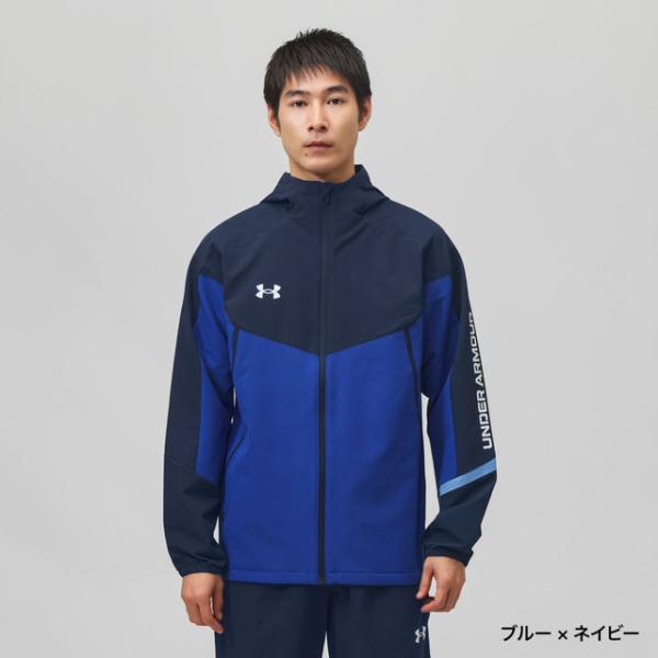 ◇両サイドにポケット 裏起毛の一枚ものウーブン素材が雨風から身体を守り、快適な着心地を提供する 4WAY STRETCH(4ウェイストレッチ)：4方向へのストレッチ性に優れ、あらゆる動きをスムーズにする STORM(ストーム)：撥水加工を施...