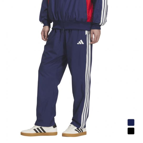 ◇快適なメッシュライニング付きルーズフィット パンツ。 ◇マストハブ ルーズフィット カラーブロック メッシュライニング フルレングス オープンヘム ウィンドパンツは、快適な着心地でリラックスして過ごせるパンツ。 フルレングスのルーズフィッ...