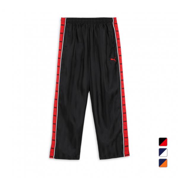 ◇SHADOW STRIPE ウーブンパンツ ■カラー(メーカー表記)： ネイビー×オレンジ(61：New Navy-Rickie Orange) ネイビー×ホワイト(06：New Navy-Puma White) ブラック×レッド(01：...