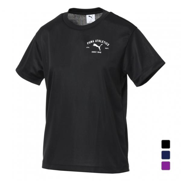 ◇吸水速乾機能付き ワンポイント 半袖Tシャツ ■カラー(メーカー表記)： ネイビー(49：BLUE JEWEL) ライラック(67：LAVENDER POP) ブラック(01：PUMA BLACK) ■生産国：中国 ■2026 Sprin...