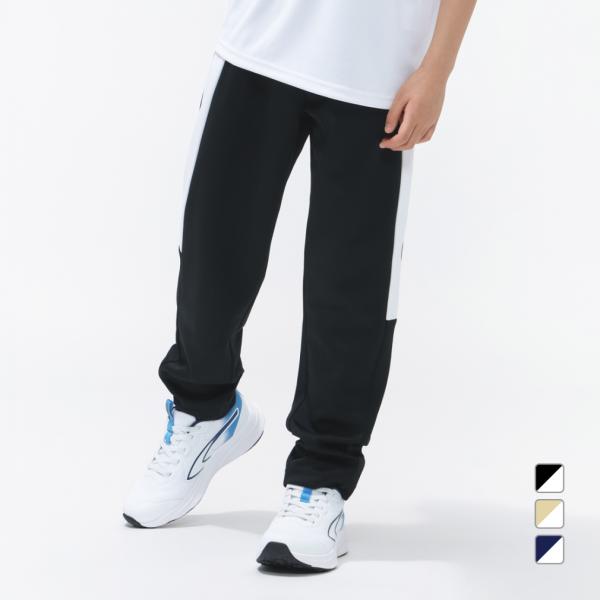 ◇運動時、移動時に使用する定番のトラックパンツ。 吸水速乾素材で動きやすく、低価格で求めやすい1枚となっています。 ■カラー： ベージュ×ホワイト ネイビー×ホワイト ブラック×ホワイト ■素材：ポリエステル100％ ■サイズ： 100：身...
