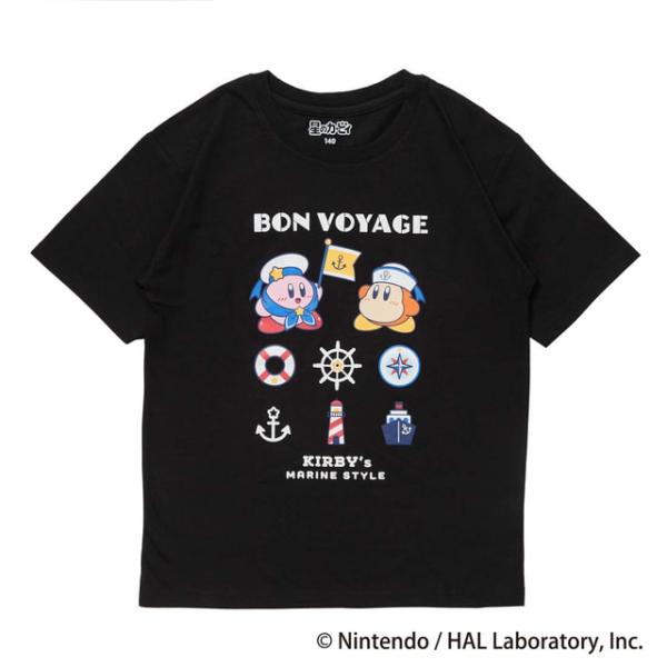 ◇カービィのキッズ向けTシャツ ■カラー(メーカー表記)： ペールブルー(32) ブラック(60) ■生産国：中国 ■2026 Spring＆Summer モデル  アルペン alpen スポーツデポ SPORTSDEPO カジュアルウェア...