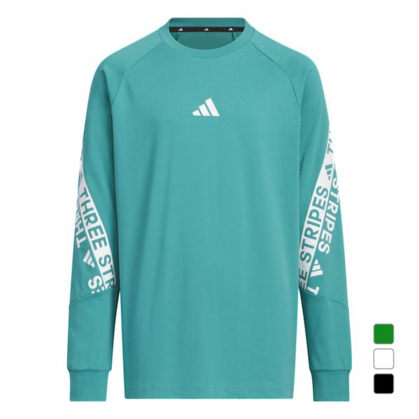 ◇スリーストライプスでアディダスらしさを大胆に主張した、ゆったりとしたウーブン素材の長袖トップス。 ◇このアディダスの長袖Tシャツは、カジュアルな装いを好むジュニアにぴったり。 ルーズフィットのシルエットとソフトなシングルジャージー生地で、...