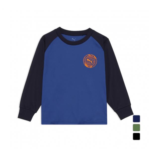 ◇吸水速乾機能付き グラフィック 長袖Tシャツ ◇商品情報 FOOTBALLをインスパイアしたACTIVE SPORTSコレクションから、ポリエステル素材を使用した長袖Tシャツ。 吸水速乾の高機能ダブルピケ素材により、運動中の衣服内はドライ...