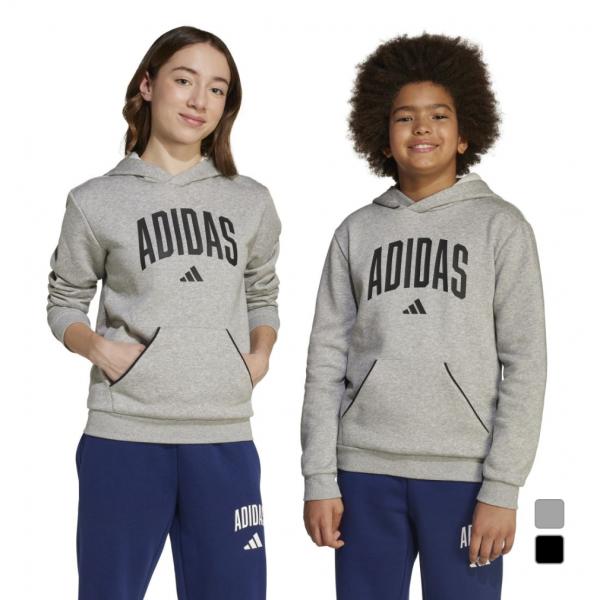 ◇スポーティーなディテールが特徴の、ソフトなフリース「裏起毛」素材を使用したパーカー。 ◇カレッジ風のカジュアルな必需品、このadidasのジュニア用パーカーは、ジーンズやスウェットと合わせるのに最適。 どこへ行くにも暖かく快適に過ごせる、...