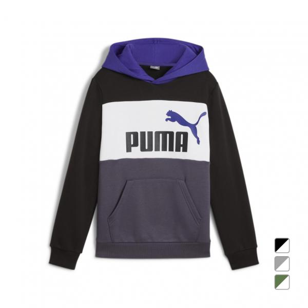 ◇裏起毛素材の長袖フード付きスウェット ■カラー(メーカー表記)： オリーブ×ホワイト(70：ダーク オリーブ) グレー×ホワイト(04：ライト グレー ヘザー) ブラック×ホワイト(01：プーマ ブラック) ■素材： 本体：コットン66％...