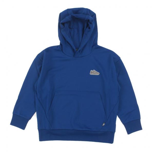 ◇胸元のシューズワッペンがワンポイントのスウェットフーディ。 ハリコシのある風合いとほどよい厚みと質感を持つ、インレー編みのポリエステルで展開。 左裾のロゴピスネーム、カンガルーポケット、リブ仕様の裾と袖口がカジュアルなシルエットを演出。 ...