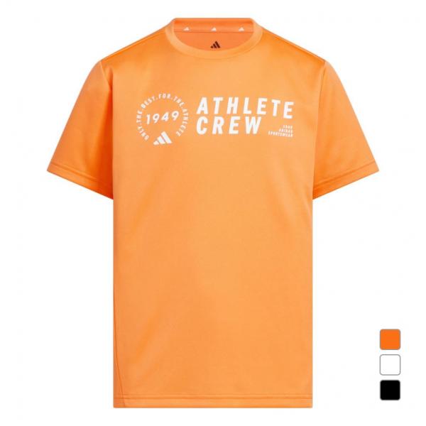 ◇スポーティーでスタイリッシュな外観を持つクラシックなデザインのレギュラーフィットTシャツ。 ◇アディダスのADT BSC 半袖Tシャツを着て、アクティブな遊びとスタイルの世界へ連れて行こう。 動きやすいレギュラーフィットは、公園での遊びか...