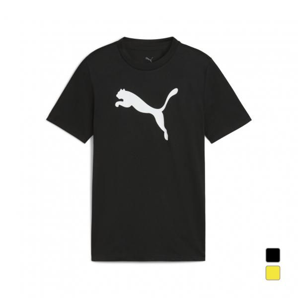 ◇吸水速乾機能付き ビッグ キャットロゴ 半袖Tシャツ ◇商品情報 TAD=TRAIN ALL DAY、毎日トレーニングを楽しむためのコレクション。 大胆なPUMAキャットロゴが特徴的な、ポリエステル100％素材のTシャツです。 軽量素材と...