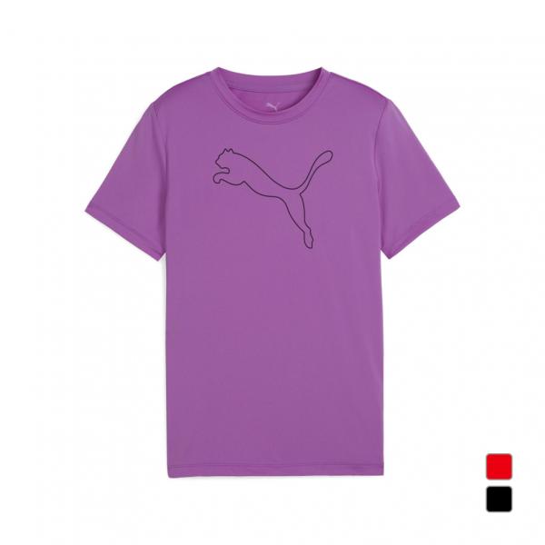 ◇吸水速乾機能付き ビッグ キャットロゴ ガールズ 半袖Tシャツ ◇商品情報 TAD=TRAIN ALL DAY、毎日トレーニングを楽しむためのコレクション。 PUMAキャットのアウトラインロゴが特徴的な、ポリエステルポリウレタン素材のTシ...