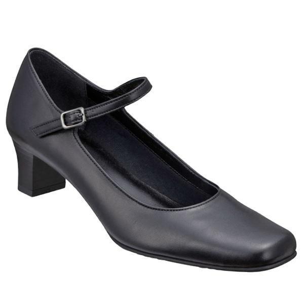 ビジネスにも程よい高さの4.5cmヒールで屈曲性の良い甲ベルトパンプス-----------------------------☆ 素材 : 牛革☆ 底材 : 合成底 (ゴム)☆ 製法 : セメンテッド式☆ ヒール高 : 4.5cm☆ ワイ...