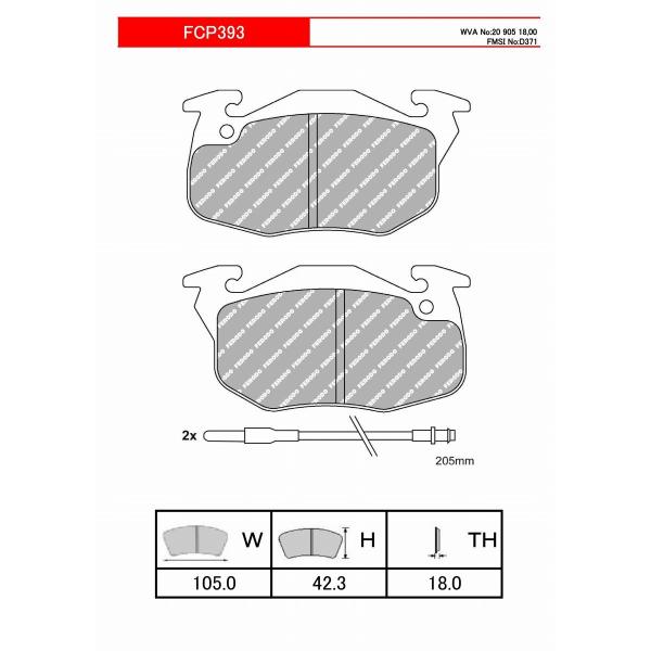 ■■ 適合 ■■(上段)車名・グレード(中段)年式(西暦)(下段)型式/備考以下車種のフロント用です。------------------------シトロエン サクソ (シャンソン) 1.6SX/V-SX97〜99S8NF ※BENDIX...