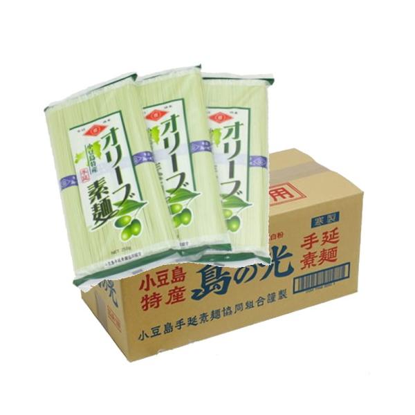 オリーブの果実を麺生地に練り込み、ゴマ油の代わりに純粋オリーブオイルを麺生地に塗布して仕上げた手延べのオリーブ素麺です。良質な小豆島産のオリーブ果実とオリーブオイルを使用しています。-----------------------------...