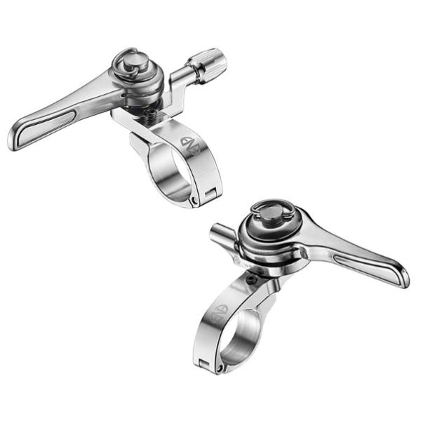 ●シマノ11S、カンパ11S対応サムシフター●パワーラチェットNon-Indexタイプ●26mmハンドルバー対応 （23.8mm、22.2mm、ハンドルバー用スリーブ付き）●シマノ11段　shadow RD/RD+ 及びカンパ11段に対応（...