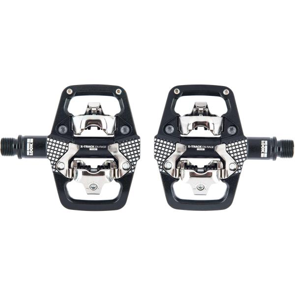 EN-RAGE PLUSは、X-TRACK EN-RAGEのプラットフォーム面積よりさらに119mm2広いモデルです。グリップ力を向上させるため、プラットフォーム部は粗めの表面となっています。クリート固定時に必要なテンション調整の範囲は、6...