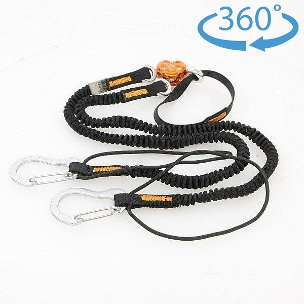 ※スマートフォン版：下記のボタン [商品情報をもっと見る] をクリックして360° 画像を見る。メーカー品番： 012601C（商品説明）アイスアクス用のリーシュコードです。サイズ１＞長さ：縮んでいる状態85cm-伸びた状態129 cmサイ...