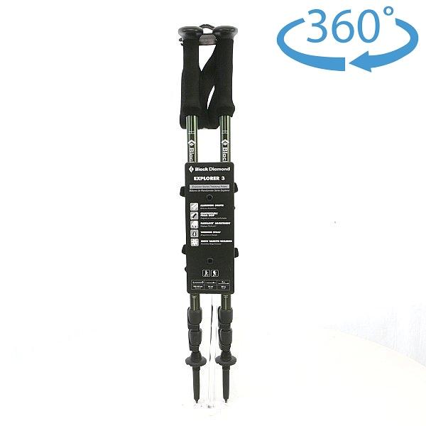 ※スマートフォン版：下記のボタン [商品情報をもっと見る] をクリックして360° 画像を見る。メーカー品番： BD1125513010ALL1（商品説明）シンプルな3セクションアルミシャフトのトレッキングポールフリックロックで素早く長さ調...