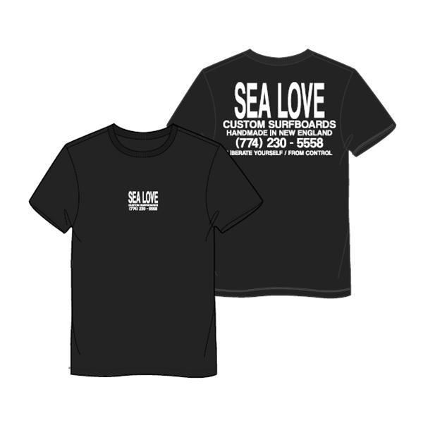 Sea Love Surfboards Sea Love Services T-Shirt(L) Tシャツ 半袖 ショート スリーブ サーフィン サーフ コーデ バイカー ストリート ファッション