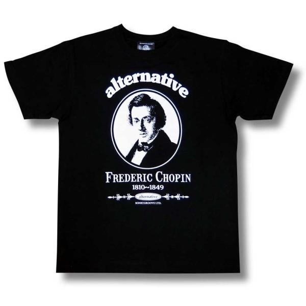 音楽家シリーズ第4弾は、偉大な作曲家「ショパン」!※写真は156cm女性のSサイズ着用例。■素材：綿100％■サイズ【身丈/身幅/肩幅/袖丈】※サイズ単位/cmXS（63/41/36/17）S（65/47.5/43/18.5）M（68/50...