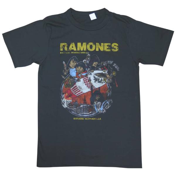 ラモーンズ/RAMONES/Gotzon Hermosilla/メンズ/レディース/ロックTシャツ/バンドTシャツ■素材：綿100％■サイズ【身丈/身幅/肩幅/袖丈】※サイズ単位/cmS（65/43/35/18.5）M（68/47/39/2...