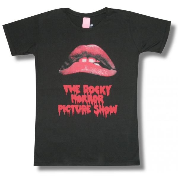 1975年のイギリス、ホラー映画。「ロッキー・ホラー・ショー」唇Ｔシャツ。■素材：綿100％■サイズ【身丈/身幅/肩幅/袖丈】※サイズ単位/cmS（69/47/37/17）M（72/51/43/19）L（77/53/47/21）※寸法はあく...