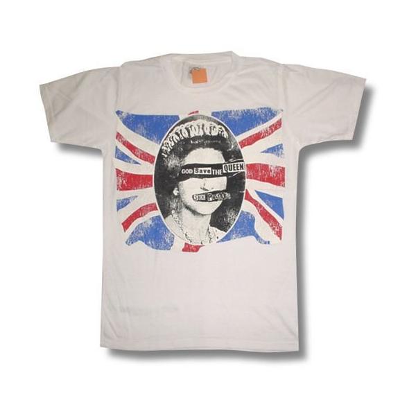 セックスピストルズ GOD SAVE THE QUEEN/SEX PISTOLS 白 ロックTシャツ バンドTシャツ■素材：綿100％■サイズ【身丈/身幅/肩幅/袖丈】※サイズ単位/cmS（65/43/35/18.5）M（68/47/39/...