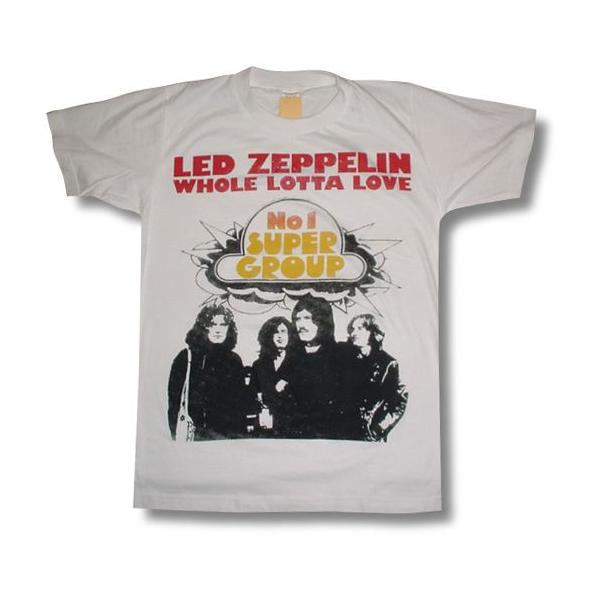 レッドツェッペリン/胸いっぱいの愛を/Led Zeppelin/Whole Lotta Love■素材：綿100％■サイズ【身丈/身幅/肩幅/袖丈】※サイズ単位/cmS（65/43/35/18.5）M（68/47/39/21）L（72/50...