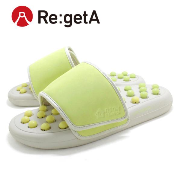 指圧器のムギュムギュ感がクセになる履き心地。【ルームリゲッタ-ポカドッツ-】登場！おでかけ中に蓄積された足の筋肉の疲れやコリを、おうち時間にお手軽にケアできちゃいます♪サイズもＳからＸＬサイズと豊富に取り揃えているので、プレゼントや家族でお...