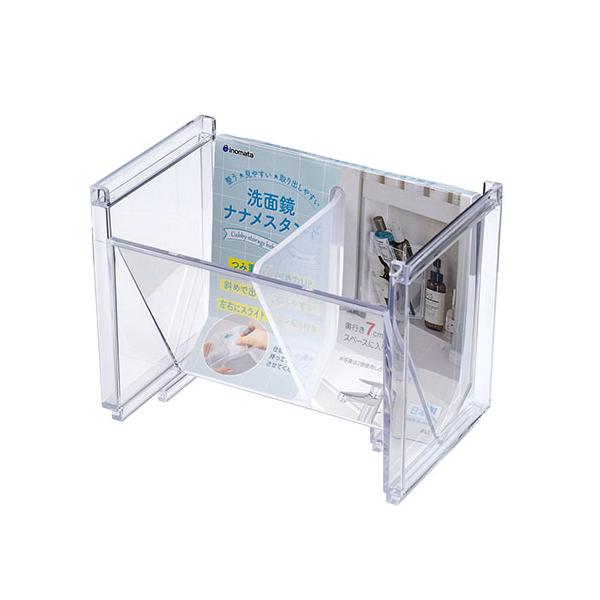 限られたスペースをムダなく、すっきり整理！購入単位：1個配送種別：在庫品Yahoo 通販 4905596281184 HK0515 イノマタ化学 イノマタ inomata 洗面鏡 ナナメスタンド 2811 収納用品 収納 収納ラック ラック...