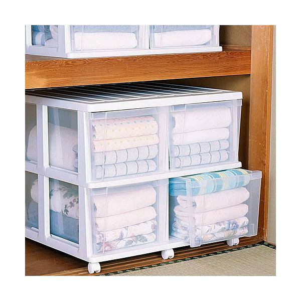 押入れ収納の定番！購入単位：1台配送種別：直送品 代引不可 返品不可 配送日時指定不可Yahoo 通販 家具 収納 収納家具 チェスト 押入れ用 おしいれちぇすとしんかた OCD-744 ほわいと／くりあ ji0102 収納ケース 引出ケー...