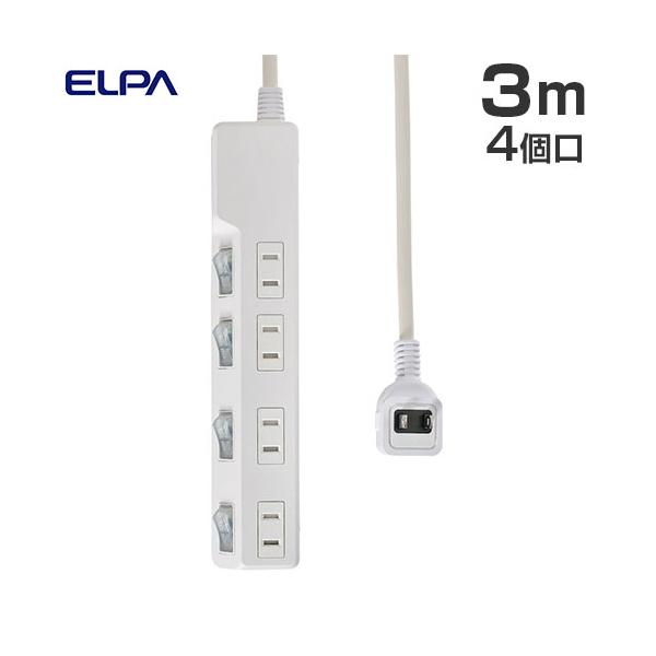 独立スイッチで接続機器ごとにON/OFFできる耐雷タップ！購入単位：1個配送種別：在庫品Yahoo 通販 4901087225767 P42548 WLK-43S(W) WLK-43SW WLK43S(W) WLK43SW WLK-43S ...