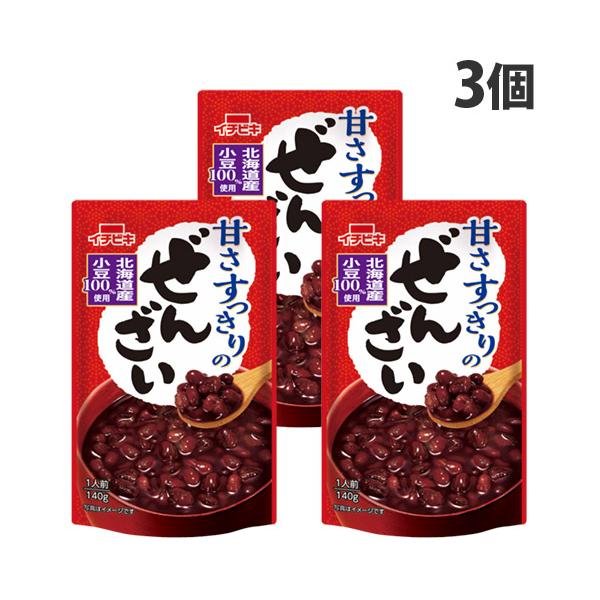 北海道産小豆100％使用。購入単位：1セット(3個)配送種別：在庫品Yahoo 通販 4901011650023 SH8837 食品 しょくひん イチビキ いちびき ぜんざい ゼンザイ 甘さスッキリ あまさすっきり 甘さスッキリ 甘さスッキ...