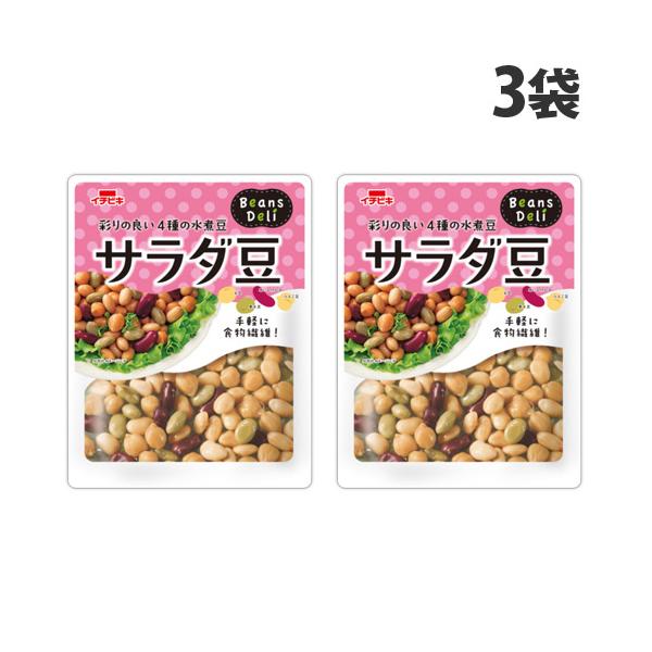 彩りの良い4種の豆を使用！そのまま食べてもおいしい水煮タイプ。購入単位：1セット(3袋)配送種別：在庫品Yahoo 通販 4901011606600 SH9042 イチビキ Beans Deli サラダ豆 115g×3袋 食品 しょくひん ...