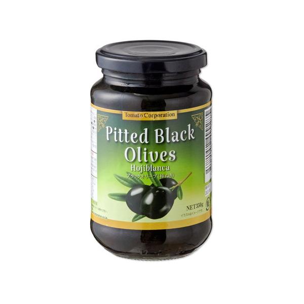 種なしだから使いやすい！様々な料理のトッピングに！購入単位：1個配送種別：在庫品Yahoo 通販 4582152499285 SY1143 トマトコーポレーション ブラックオリーブ 種なし 瓶 スペイン産 350g 食品 しょくひん 調味料...