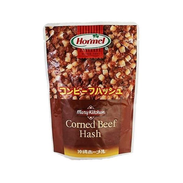 秘密のケンミンショーで特集され、今や全国区に知れ渡った沖縄県民が愛してやまないレトルトコンビーフです。「コンビーフハッシュ」は、本土のコンビーフと大きな違いとしてジャガイモ入り。だから、色々楽しめます。ササっと オムレツ、丼で食べる、カレー...