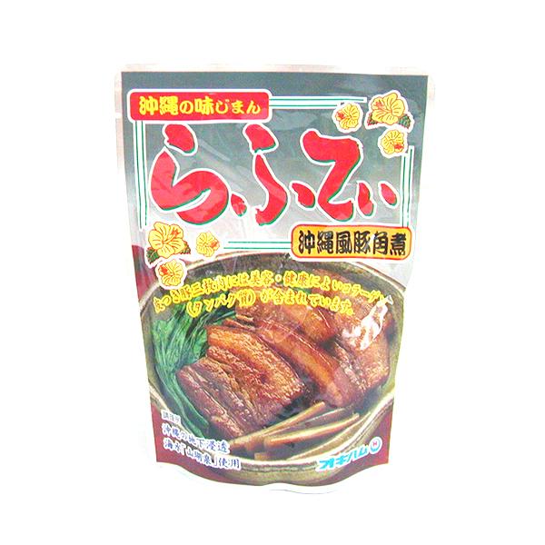 おつまみや、沖縄そばのトッピングの定番。沖縄では祝い事の重箱にも必ず入っています。沖縄のラフテーは作るのに手間がかかります。その為、地元沖縄でも近年はレトルト食品を活用しています。