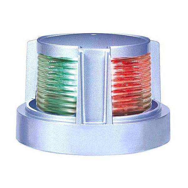 2014年1月1日からの航海灯新基準の承認を得た、小糸製作所製LED航海灯の両色灯MLB-5AB2S（第2種）シルバーボディです。全長12ｍ未満の船舶（ボート・漁船・帆船ヨット）に適合する、両色灯（バウライト）2種です。12V・24Vの区分...