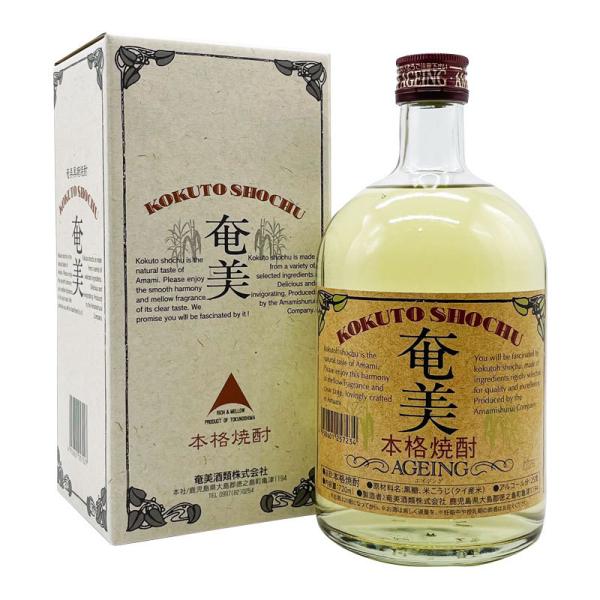 ※この商品は1個口で6本まで発送可能です。樫樽貯蔵酒を25度のソフトタッチに仕上げ樫の香りとまろやかさが新鮮です。長期貯蔵酒です。■商品情報----------------------------------■●　商品名　　　：奄美　エイジ...