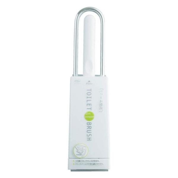 スリムコンパクトトイレブラシ ケース付き 58016 ホワイト TP001 アイセントイレ 掃除 簡単 便利 おしゃれ かわいい 人気 定番