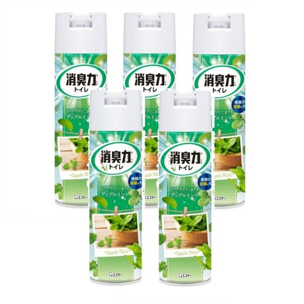 消臭力 トイレ用スプレー アップルミント 365ml