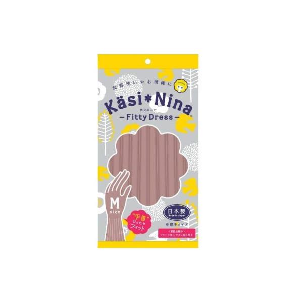 【商品名】 カシニーナ 手袋 フィッティドレス Mサイズ ローズピンク 日本製 炊事手袋 食器洗い 掃除 セミロング かわいい おしゃれ Mサイズカラー:ローズピンク全長:約35cm中指の長さ:約7.5cm手のひらまわり:約20cm手首まわ...