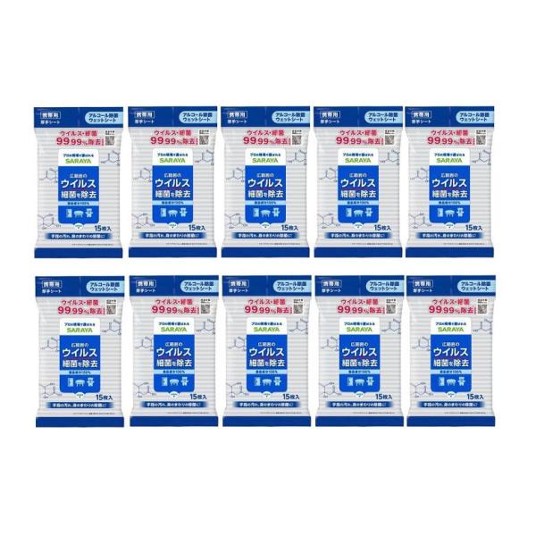 拭くだけでウイルス・細菌を除去するアルコール除菌ウェットシート