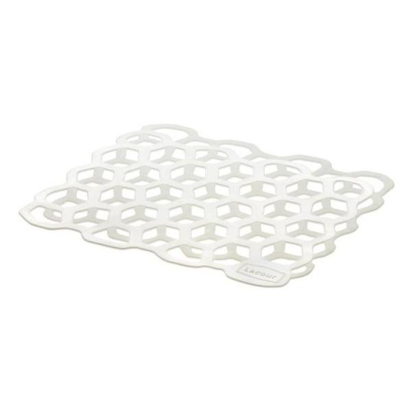 リッチェル シンクマット 225516　ホワイト ラクール シリコーンマット 耐熱シンクマット　保護　おしゃれ　シリコン　かっこいい　ホワイト