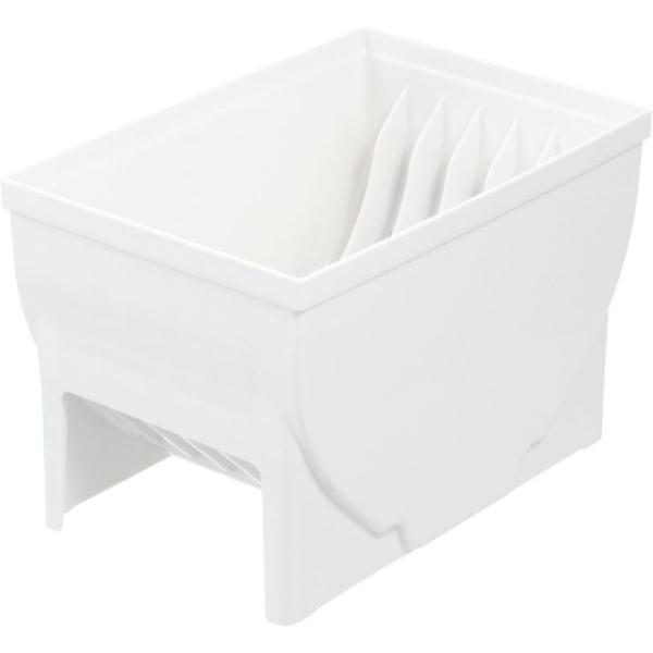 【商品名】 トトノ 収納 引き出し用 ディッシュスタンドR レギュラーホワイト お皿立て キッチン収納 食器収納 【サイズ】21×14×14H(cm)【素材】ポリプロピレン【生産国】日本【お手洗い方法】食洗機対応【対応食器サイズ】直径12〜...